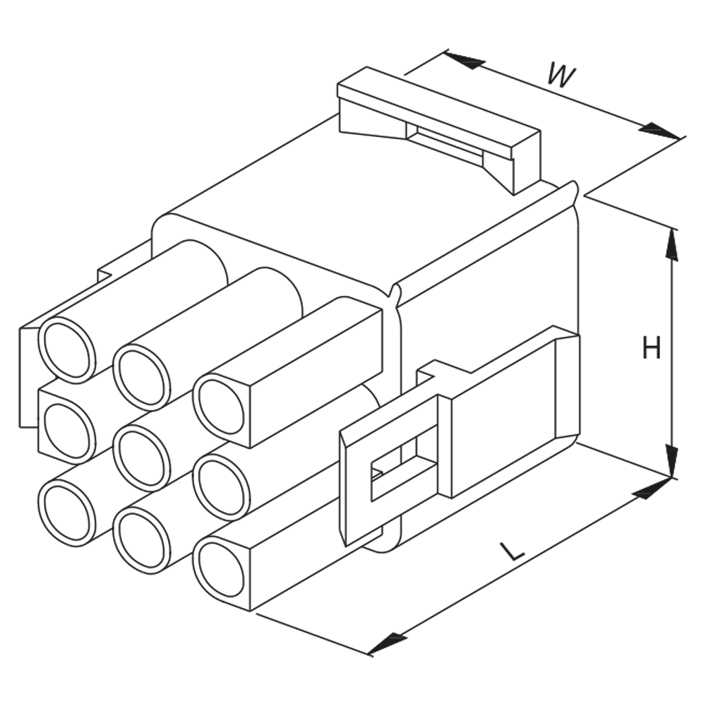 MESA Terminal Socket, Connector | KYE-Tubular Type Insulation Male